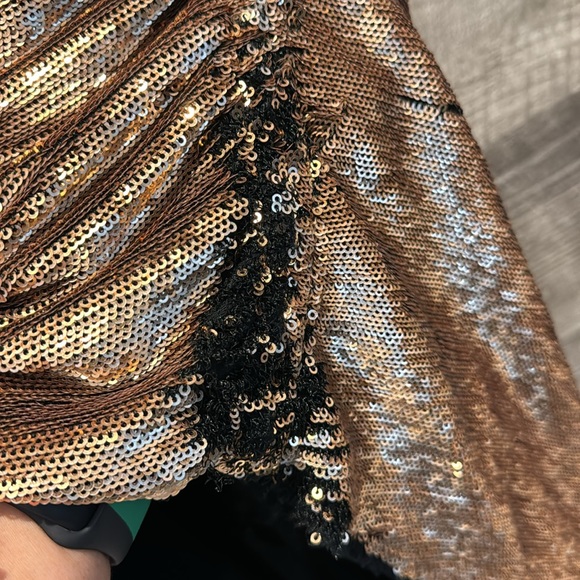 IRO | Dresses | Iro Nwt Gold One Shoulder Dress With Flaws Missing ...